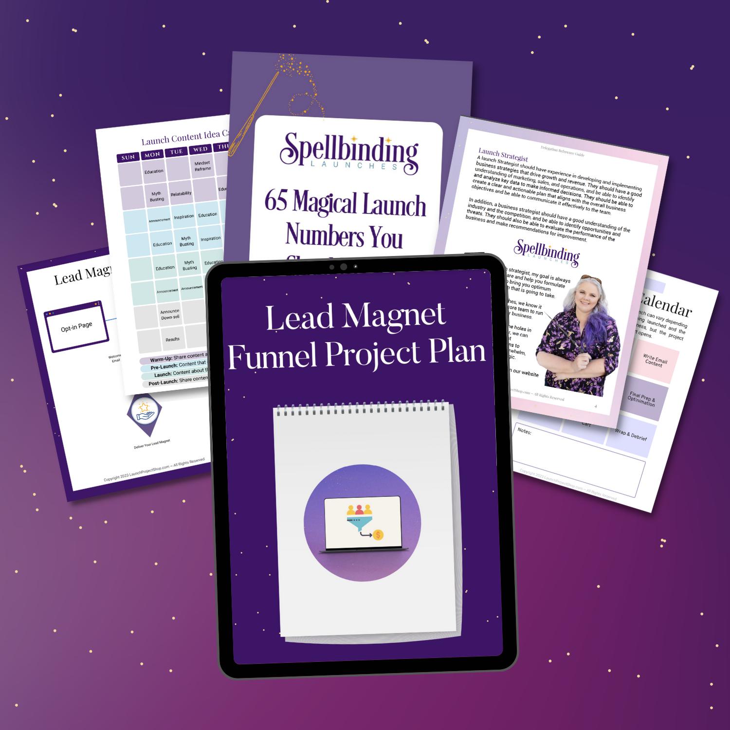 Notion - Lead Magnet Funnel Project Template – Launch Project Shop